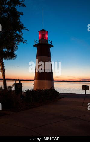 Mt Dora Lighthouse Sunset 20180309 Stock Photo - Alamy