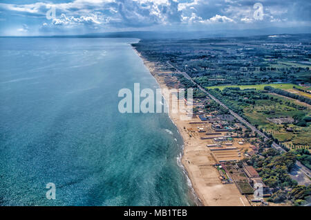 Aerial photography of Catania beach Stock Photo - Alamy