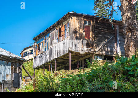 Huts in Bakhmaro village, one of the most beautiful mountain resorts of ...