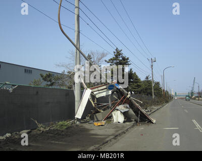 Tsunami Destruction Tohoku Japan March 2011 Stock Photo - Alamy