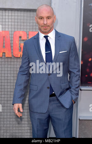 Matt Gerald attending the 'Daredevil' premiere in Los Angeles Stock ...