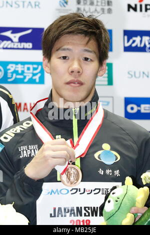 Hayato Watanabe, APRIL 4, 2018 - Swimming : JAPAN SWIM 2018 Men's 100m ...