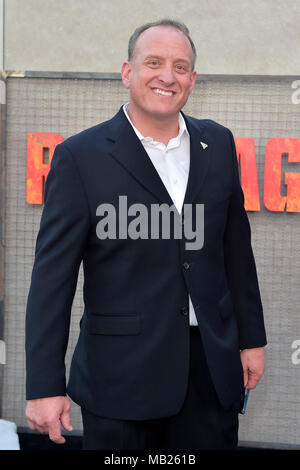 Tom Meents attending the 'Rampage - Big meets Bigger' World premiere at ...