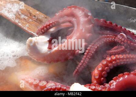 Japanese soft boiled octopus Stock Photo - Alamy