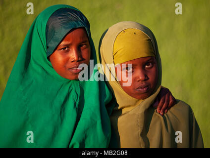 Portrait of somali girls, Woqooyi Galbeed region, Hargeisa, Somaliland ...