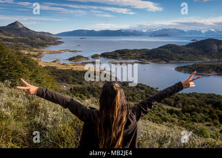 Wulaia Bay, also called Caleta Wulaia, Navarino Island,Tierra de Fuego ...
