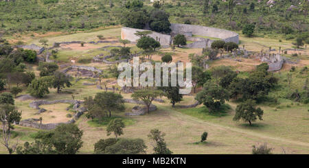 The Great Enclosure at the Great Zimbabwe ruins Stock Photo - Alamy