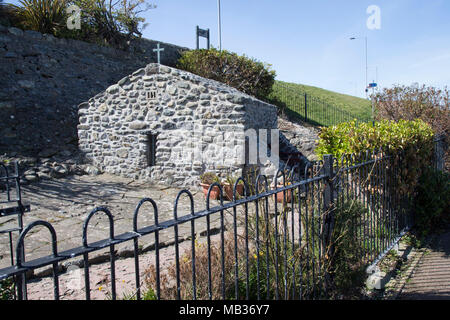 St Trillo's Chapel in Rhos-on-Sea Conwy North Wales UK Stock Photo - Alamy