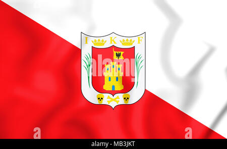 3D Flag of Tlaxcala, Mexico. 3D Illustration Stock Photo - Alamy