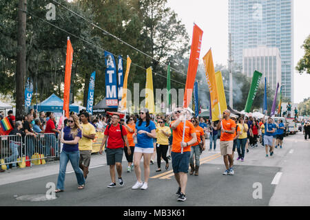PNC marching in the Orlando Pride Parade (2016 Stock Photo - Alamy