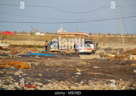 Tsunami Destruction Tohoku Japan March 2011 Stock Photo - Alamy