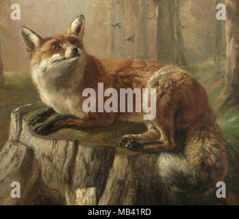 Weinberger Anton - Fox and Wasps 1 Stock Photo - Alamy