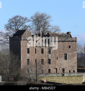 Exterior of Huntingtower Castle Scotland April 2018 Stock Photo - Alamy