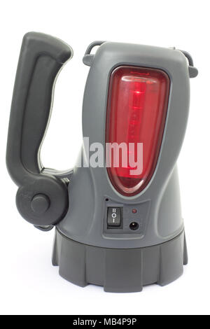 Flashlight for emergency signaling lamp with a red Stock Photo - Alamy