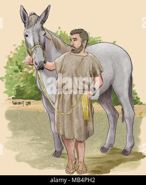 Ancient Roman, hystorical illustration Stock Photo - Alamy