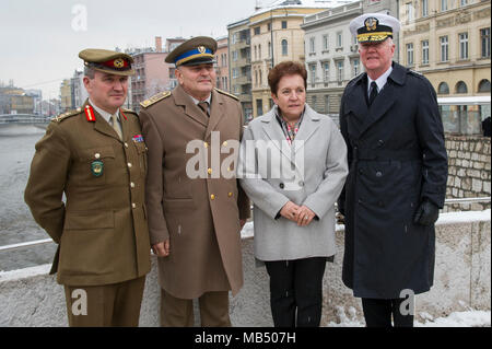 Admiral James Foggo and U.K. Army General Sir James Everard are ...