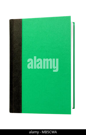 blank green book cover isolated on white with clipping path Stock Photo ...