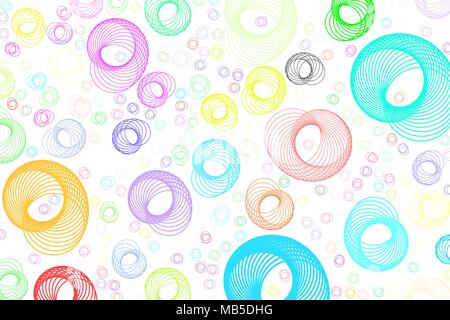 Abstract conceptual geometric circles or ellipses. Good for web page ...
