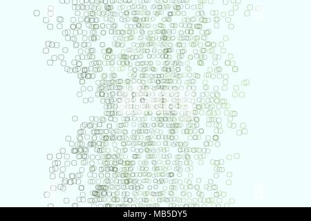 Color abstract mixed pattern generative art background. Vector ...