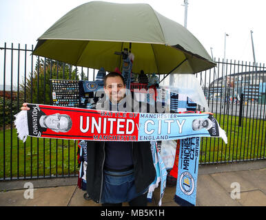 Half and Half scarf,scarves,Etihad Stadium,Manchester City,Manchester ...