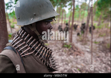 DRC government soldier during the conflict with the Rwandan sponsored ...