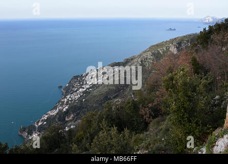 Italy, Campania, Bomerano, Amalfi coast listed as World Heritage by ...