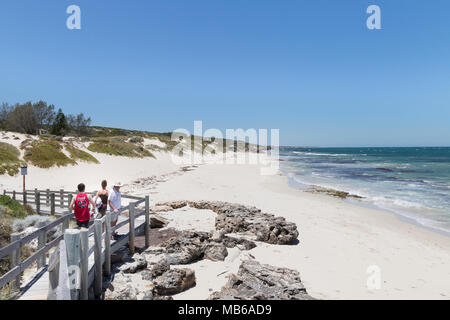 Iluka Beach, a little south of Burns Beach, Perth, Western Australia ...