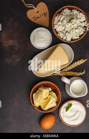 Text CALCIUM and different healthy products on light background Stock ...