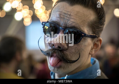 Moscow, Russia. 7th April, 2018. The 6th Annual Russian Beard ...