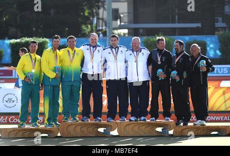 Queensland, Australia. 8th April, 2018. Barrie LESTER (AUS, lead). Mens ...