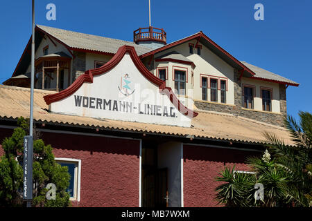 Woermann-Haus in Luderitz, Namibia, Africa Stock Photo - Alamy
