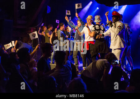 The German Eurodance duo Captain Jack with Bruce Eric Lacy and Michelle ...