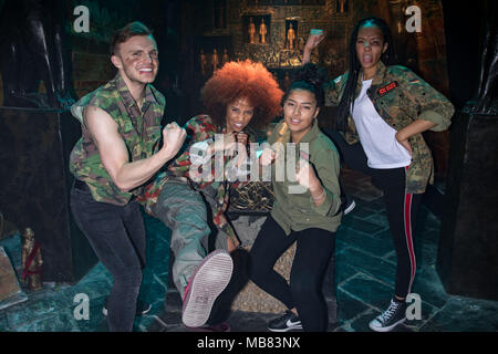 Lee Peart, Jade Avia, Sydney Reynolds and Yasmin Evans attends 'Tomb ...