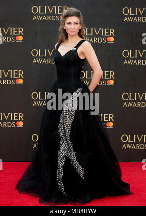 Summer Strallen arriving for The Olivier Awards at the Royal Albert ...