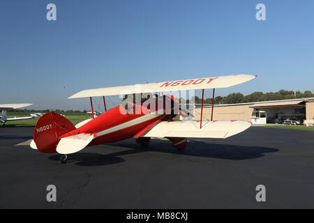 Vintage 1930 airplane. WACO model KNF, serial number 3297. NC113Y ...