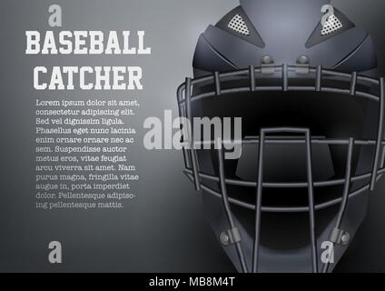 Baseball Softball Equipment Helmet Bat Cartoon Vector Drawing Stock ...