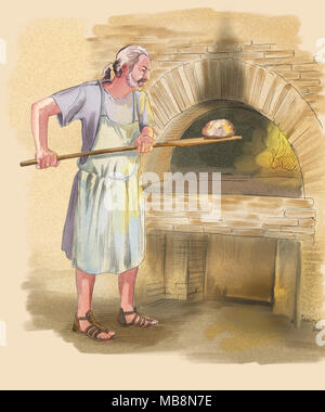 Ancient Roman bakery Stock Photo - Alamy
