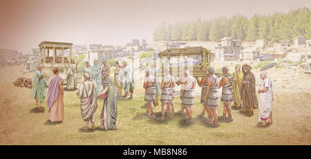 Ancient Roman, hystorical illustration Stock Photo - Alamy