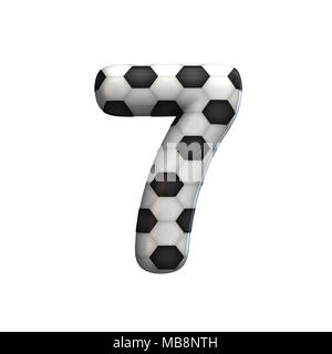 Soccer ball texture number 8. 3D Rendering Stock Photo - Alamy