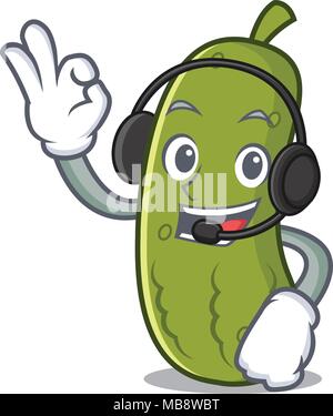 Singing pickle mascot cartoon style Stock Vector Image & Art - Alamy
