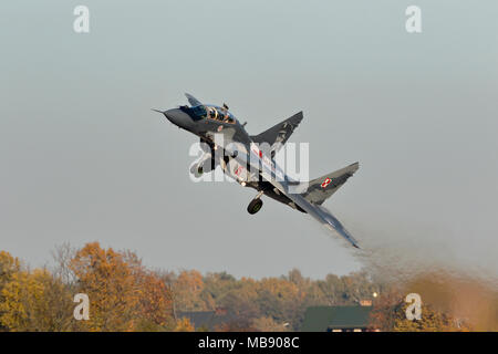 Mikoyan Gurevich MiG-29UB (NATO code name: Fulcrum) two seat jet ...