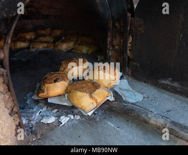Traditional Cypriot easter pastries made with mixture of various cheese ...