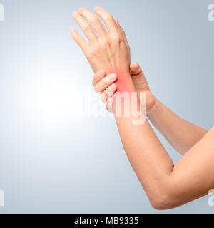 Left Right - Businessman hand holding sign. Business, technology ...
