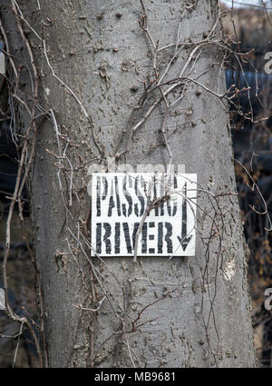 The Passaic River in New Jersey, with its surrounding lands, rivers ...