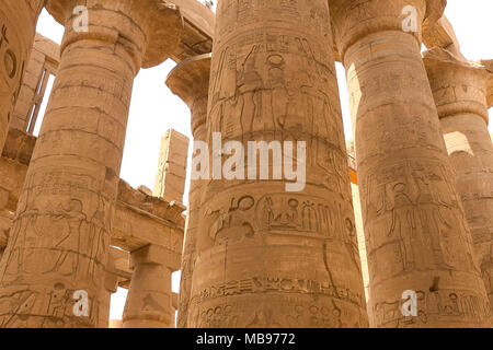 Egyptian hieroglyphs sphinx ancient hard sun light beam Stock Photo - Alamy