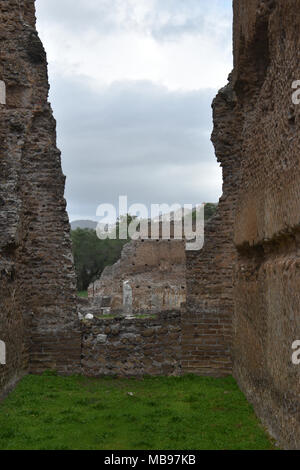 Italy. Hadrian's Villa. Imperial Villa built by Emperor Hadrian (76-138 ...