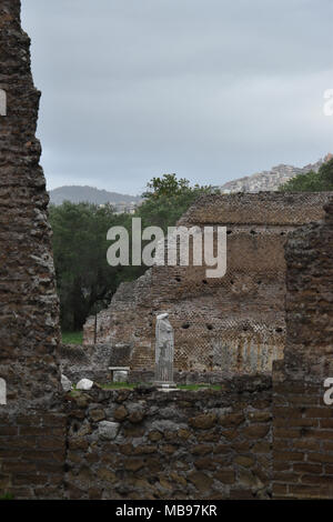 Italy. Hadrian's Villa. Imperial Villa built by Emperor Hadrian (76-138 ...