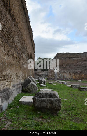 Italy. Hadrian's Villa. Imperial Villa built by Emperor Hadrian (76-138 ...