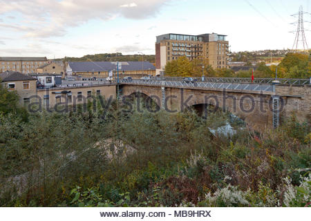 The Calder, Brighouse, Calderdale, West Yorkshire Stock Photo ...