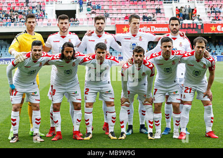Cultural y Leonesa team group line-up (Leonesa), FEBURUARY 18, 2018 ...